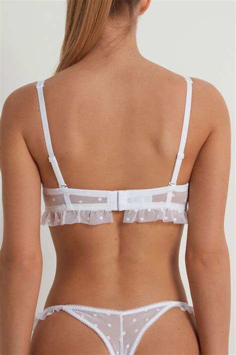 Madrid Marry Me Lace Super Padded Bandeau Bra Strapless And Bandeau Women Tezenis