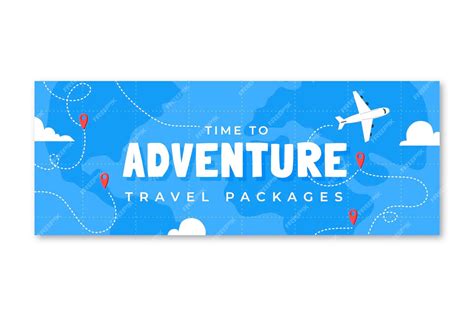 소셜 미디어 모험 표지 템플릿 무료 벡터