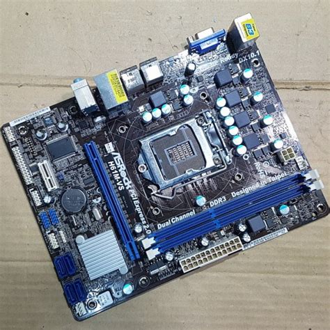 ASROCK華擎 H61M-VS主機板、1155腳位【支援2、3代intel core i7 i5 i3 處理器】附擋板 | Yahoo拍賣