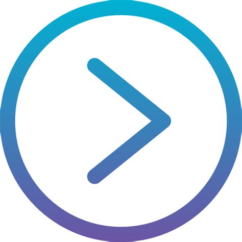 Next Generic Gradient Outline Icon