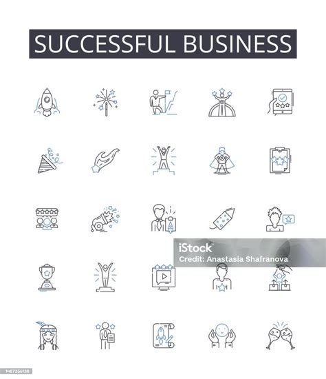 성공적인 비즈니스 라인 아이콘 수집 통찰력 설문 조사 데이터 분석 설문지 샘플링 포커스 그룹 벡터 및 선형 그림 인구 통계 동향 소비자 행동 개요 표지판 세트 Swot