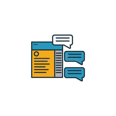 Web Blogging Icon Set Four Elements In Diferent Styles From Online Marketing Icons Collection