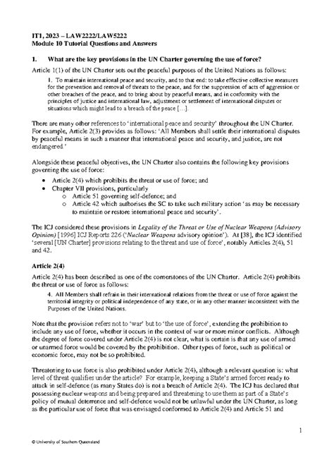 Module 10 Lecture Notes 1 It1 2023 Law2222law Module 10