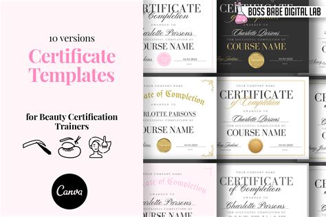Certificate Of Completion Template Graphic By 77designs · Creative Fabrica