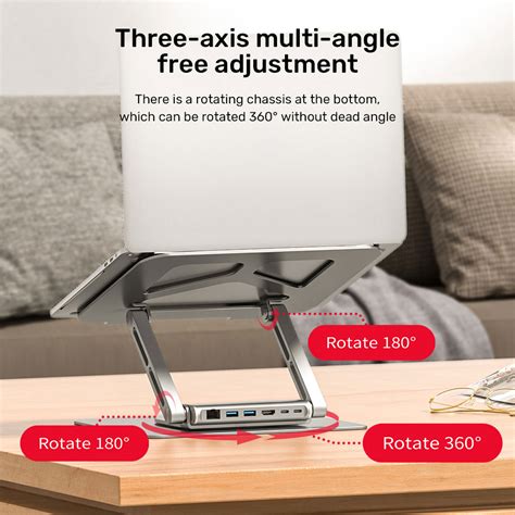 UNITEK D A UNIVERSAL LAPTOP DOCK WITH DEGREE ROTATING BASE AND PORT REPLICATOR Linkqage