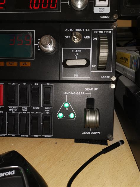 msfs 2020 programming saitek switch panel landing gear lever fsuipc7