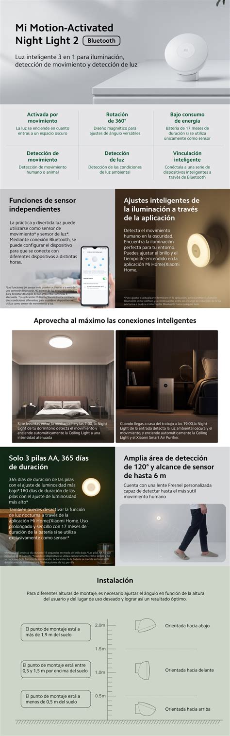 Mi Motion-Activated Night Light 2 (Bluetooth) - Xiaomi