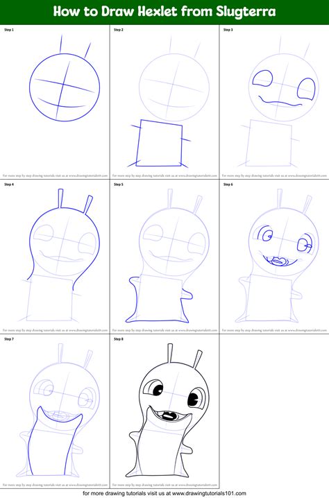 How To Draw Hexlet From Slugterra Printable Step By Step Drawing Sheet DrawingTutorials Com