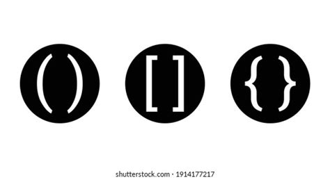 Different Types Brackets Math Stock Vector Royalty Free 1914177217 Shutterstock