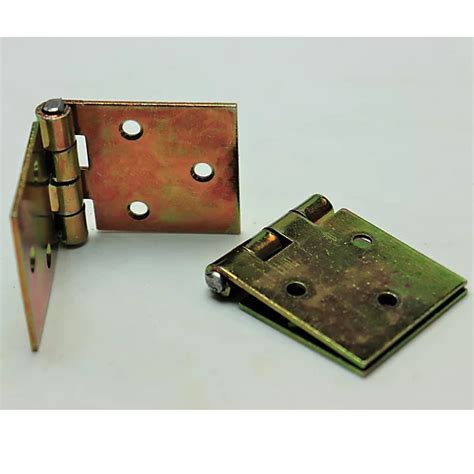 Pack Of 2 X 100 Mm Backflap Hinge Galvanised Steel Back Flap Hinges