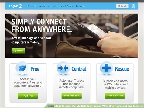 How To Operate Multiple Computers With One Keyboard And Monitor