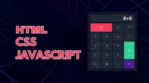 Calculadora Com Html Css E Javascript Youtube