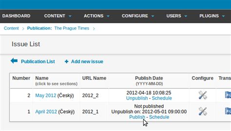 Chapter Publishing An Issue Newscoop 42 For Journalists And Editors