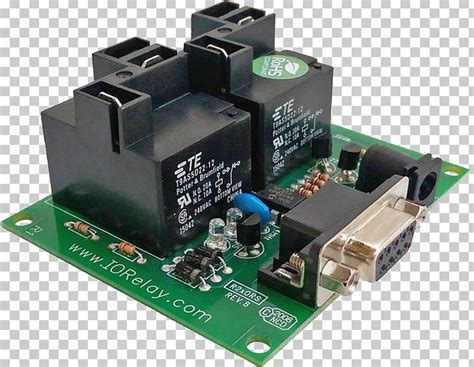 Microcontroller Relay Rs 232 Serial Port Electrical Switches Png Clipart Circuit Component