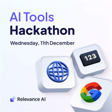 Relevance Ai On Linkedin 🚨 Just One Week To Go Until Our Ai Tools Hackathon Tools Are What