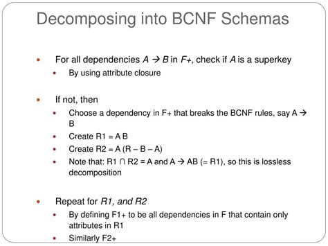 Ppt Decomposition 3nf Bcnf Powerpoint Presentation Free Download Id1280705