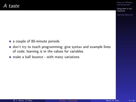 Learning Vpythonglowscript Pdf Web Development Internet