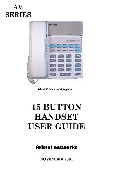 ARISTEL AV SERIES USER MANUAL Pdf Download ManualsLib