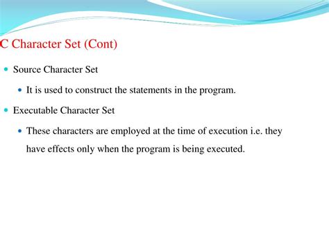 Ppt Unit Ii C Programming Basics Powerpoint Presentation Free