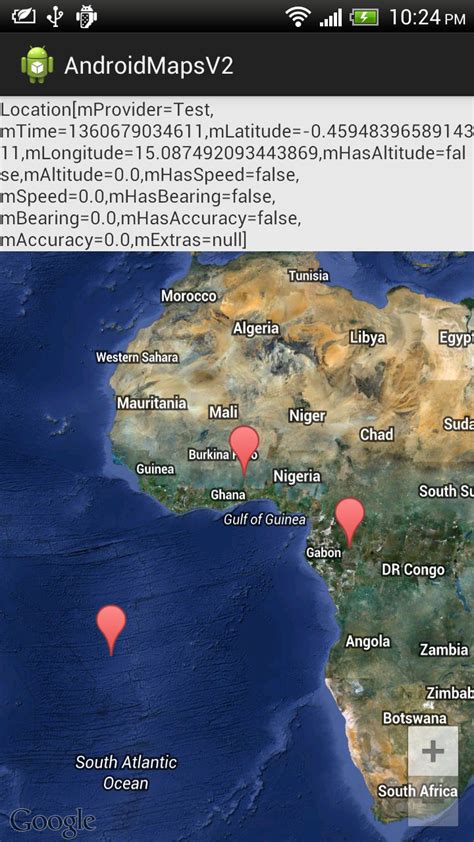 android er convert between latlng and location