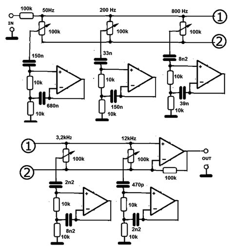 parametric equalizer schematic diagram