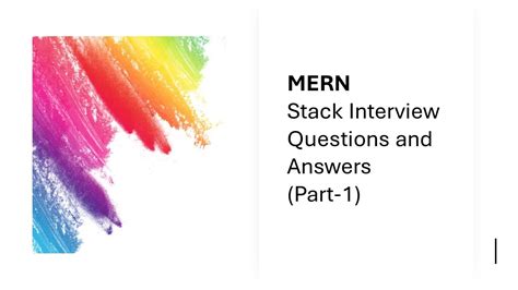Mern Stack Interview Questions And Answers Part 1 Youtube