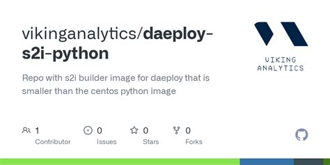 github vikinganalytics daeploy s2i python repo with s2i builder image for daeploy that is