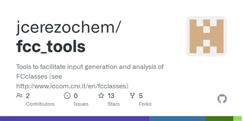 GitHub Jcerezochem Fcc Tools Tools To Facilitate Input Generation And Analysis Of FCclasses