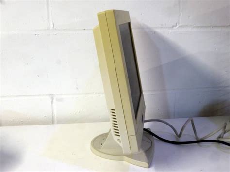 Practical Early 2000s 15 Flat Screen Monitor In Beige Electro Props Hire