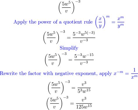 Use The Properties Of Exponents To Simplify Each Expression Quizlet