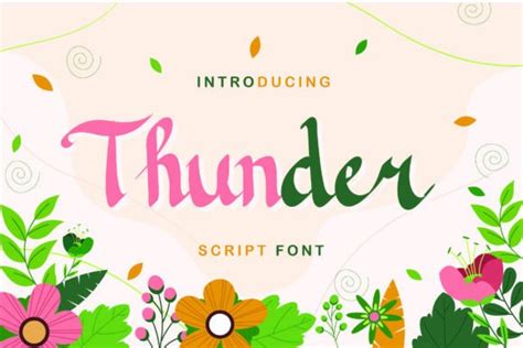 Thunder Font Font Canyon