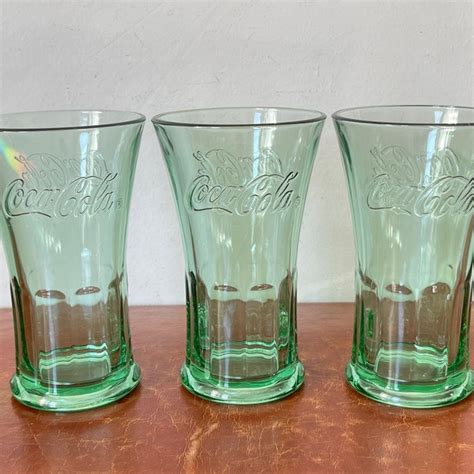 Vintage Coke Glasses Etsy