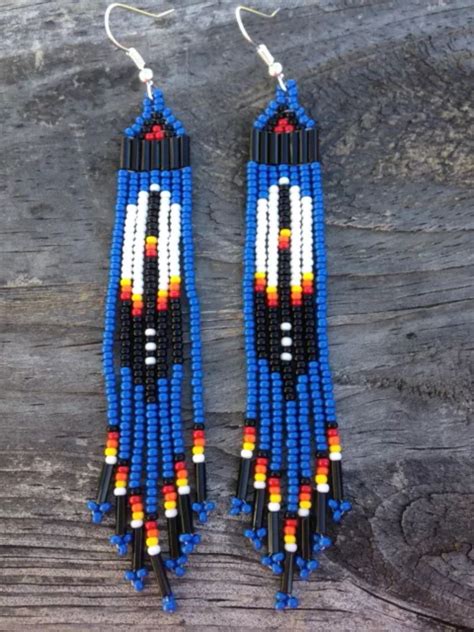 Beaded Feather Earrings Tutorial At John Hargrove Blog