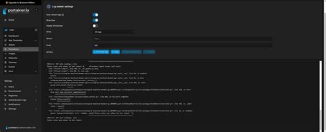 interact with container r portainer