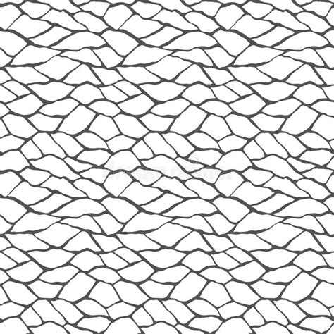 Seamless Pattern With Hand Drawn Abstract Ornament Stock Vector