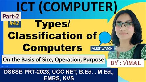 230 Ict Classification Of Computers Education Classes