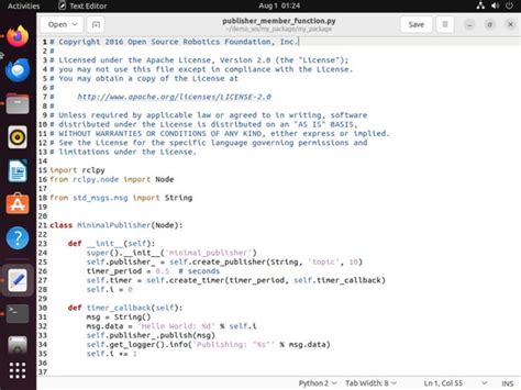 How To Build Your First Ros Application
