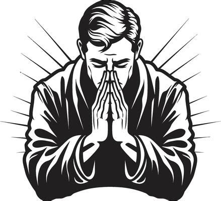 Man Praying Vector Art Icons And Graphics For Free Download