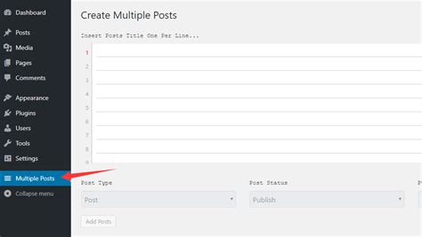 add multiple posts pages with one click wp missing