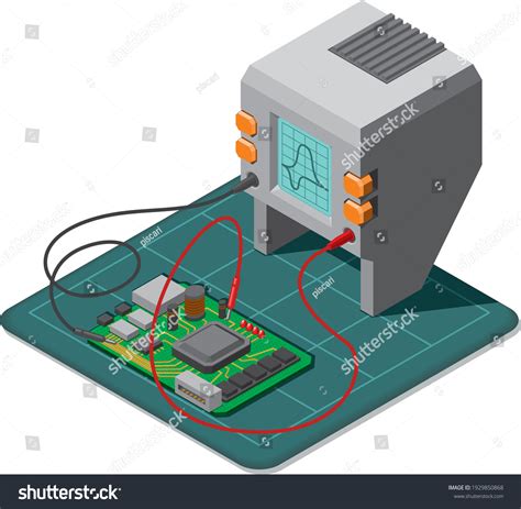 Pcb Component Testing Over Royalty Free Licensable Stock Illustrations Drawings