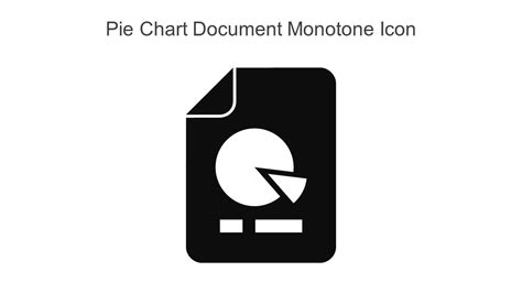 Pie Chart Document Monotone Icon In Powerpoint Pptx Png And Editable Eps Format Presentation
