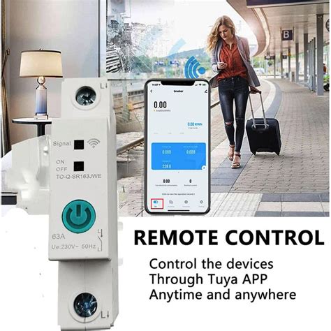 Smart Energy Meter 63a Single Phase Wifi Power Consumption Electrical Wattmeter £24 44 Picclick Uk