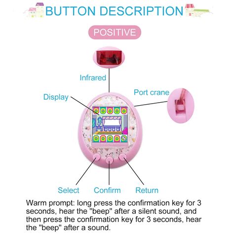 Игровая машина электронная Виртуальная кибер эльфы домашних животных с цветным экраном игрушка