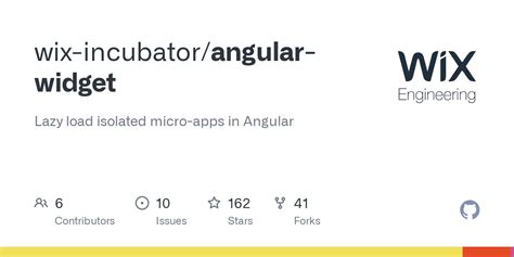 Github Wix Incubator Angular Widget Lazy Load Isolated Micro Apps In