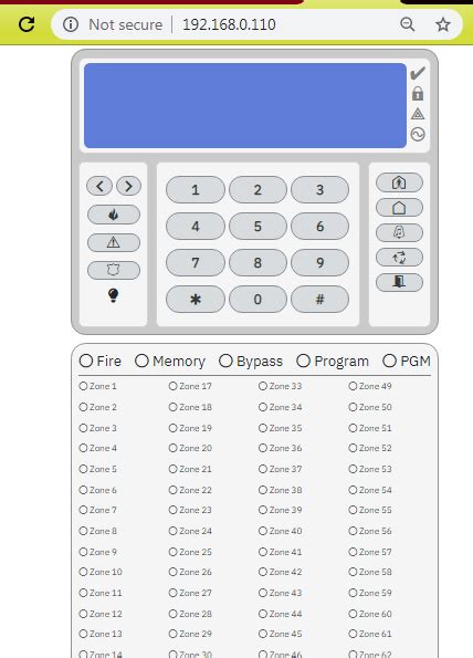 Web Virtual Keypad Doesnt Work For Me · Taligentx Dsckeybusinterface