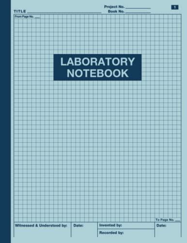 Laboratory Notebook Simply Lab Notebook For Researchers