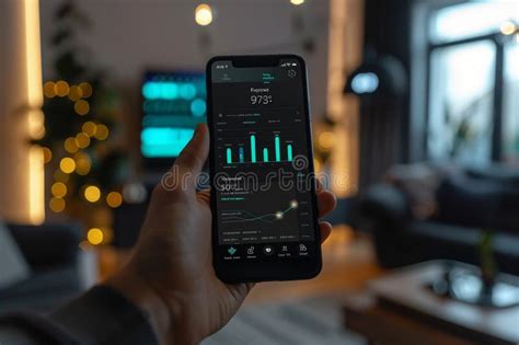 user friendly interface of an app displaying home energy use patterns