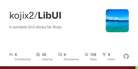 Github Kojix2libui A Portable Gui Library For Ruby