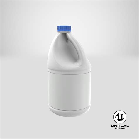 Bleach Bottle Blank And Generic Label 3d Model Turbosquid 2015194