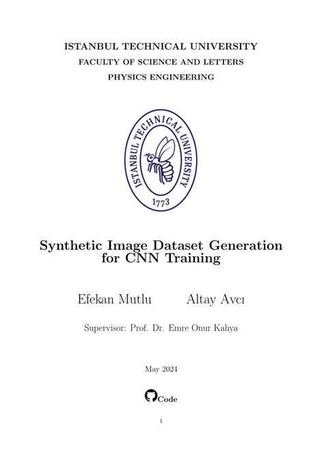 Pdf Synthetic Image Dataset Generation For Cnn Training